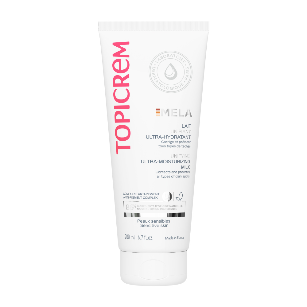 TOPICREM MELA Unifying Ultra-Moisturizing Milk 200ml | National Skin Centre