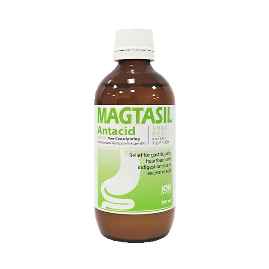 [EXP: 12/2027] ICM MAGTASIL Antacid (Magnesium Trisilicate) Mixture ...