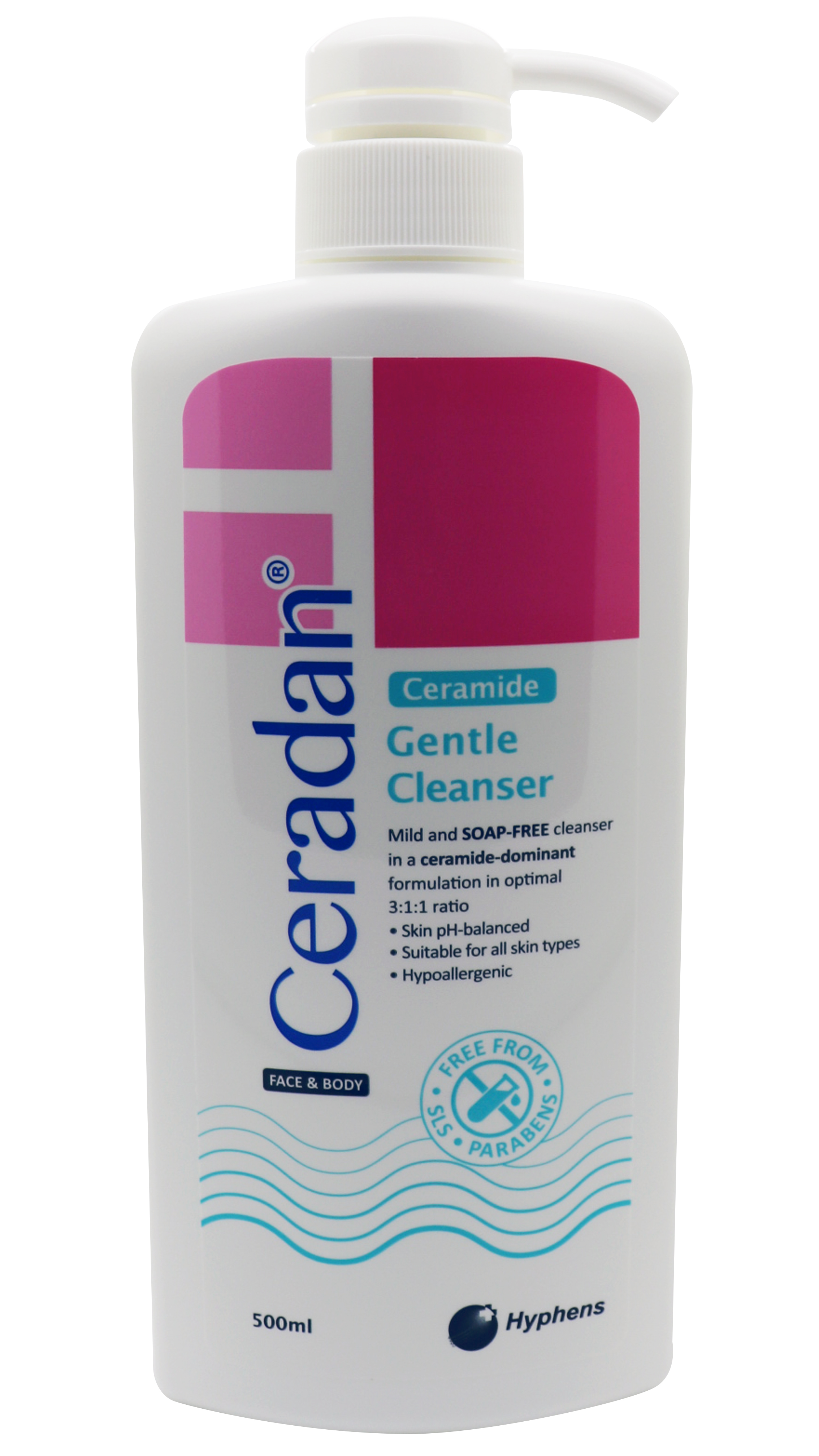 Ceradan Gentle Cleanser 500ml | National Skin Centre
