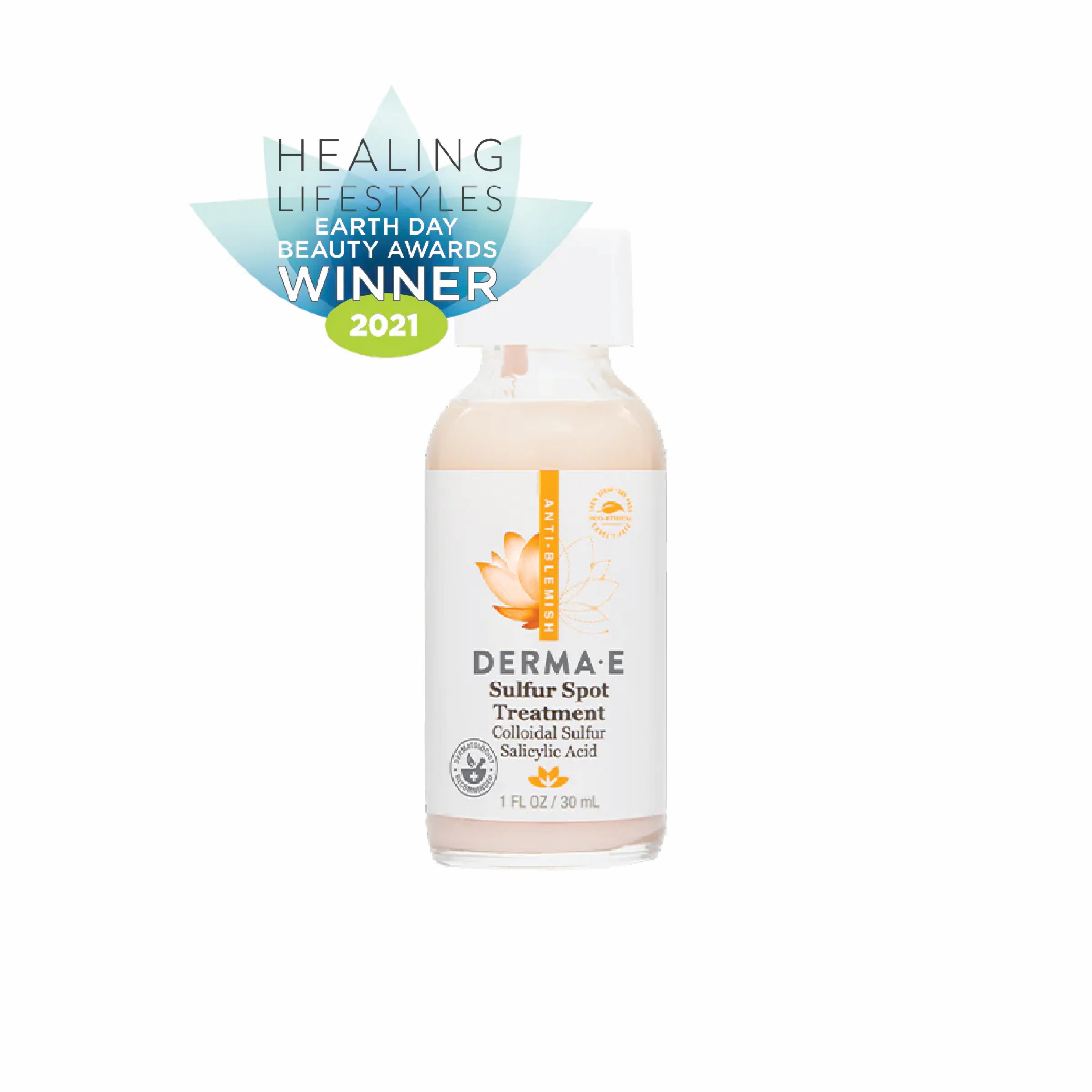 Derma e Sulfur Spot Treatment 30ml | National Skin Centre