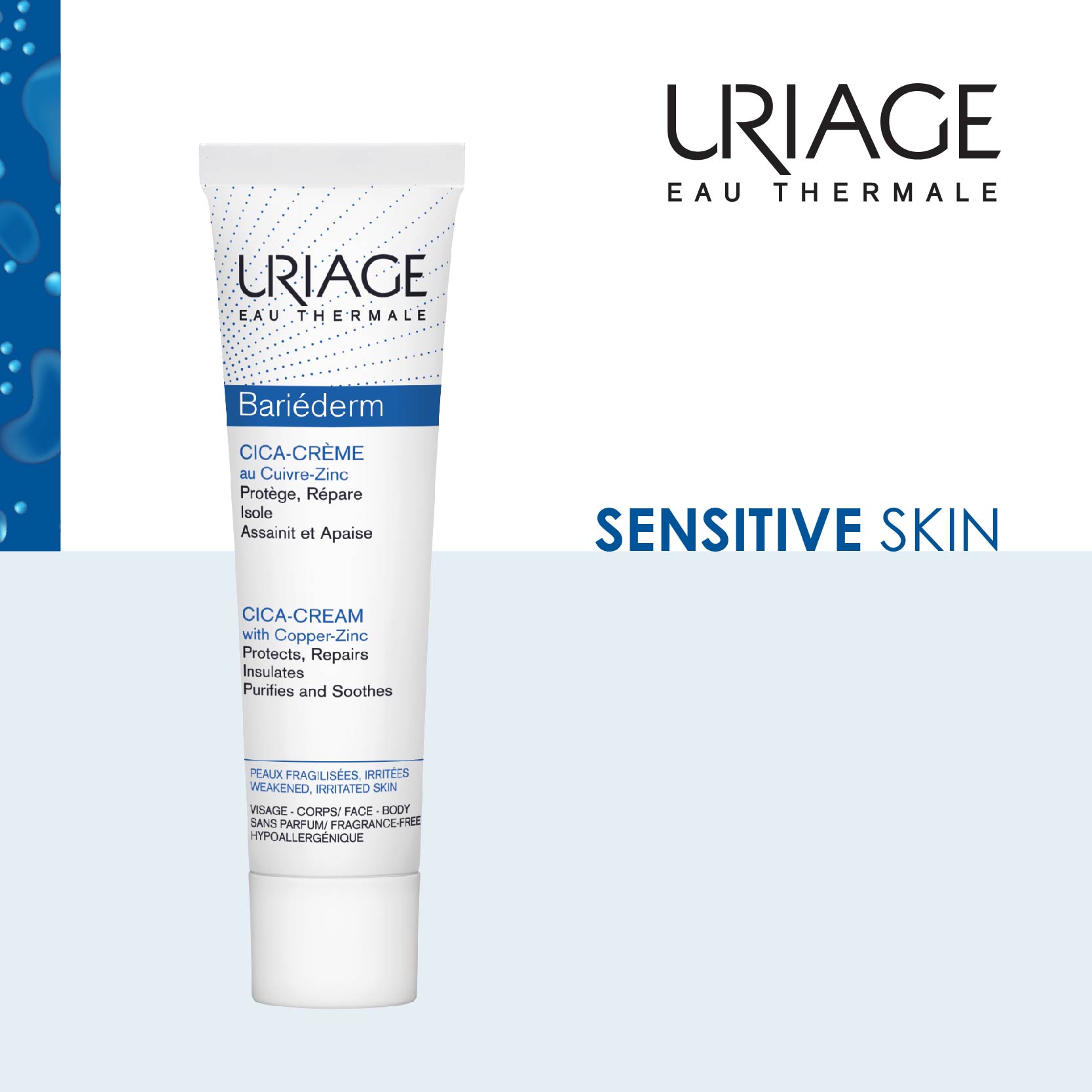 Uriage Bariederm Repairing Cica Cream 40ml | National Skin Centre
