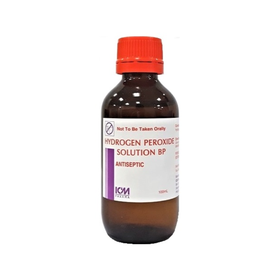 ICM Hydrogen Peroxide (10 VOL) Solution BP 100ml | National Skin Centre
