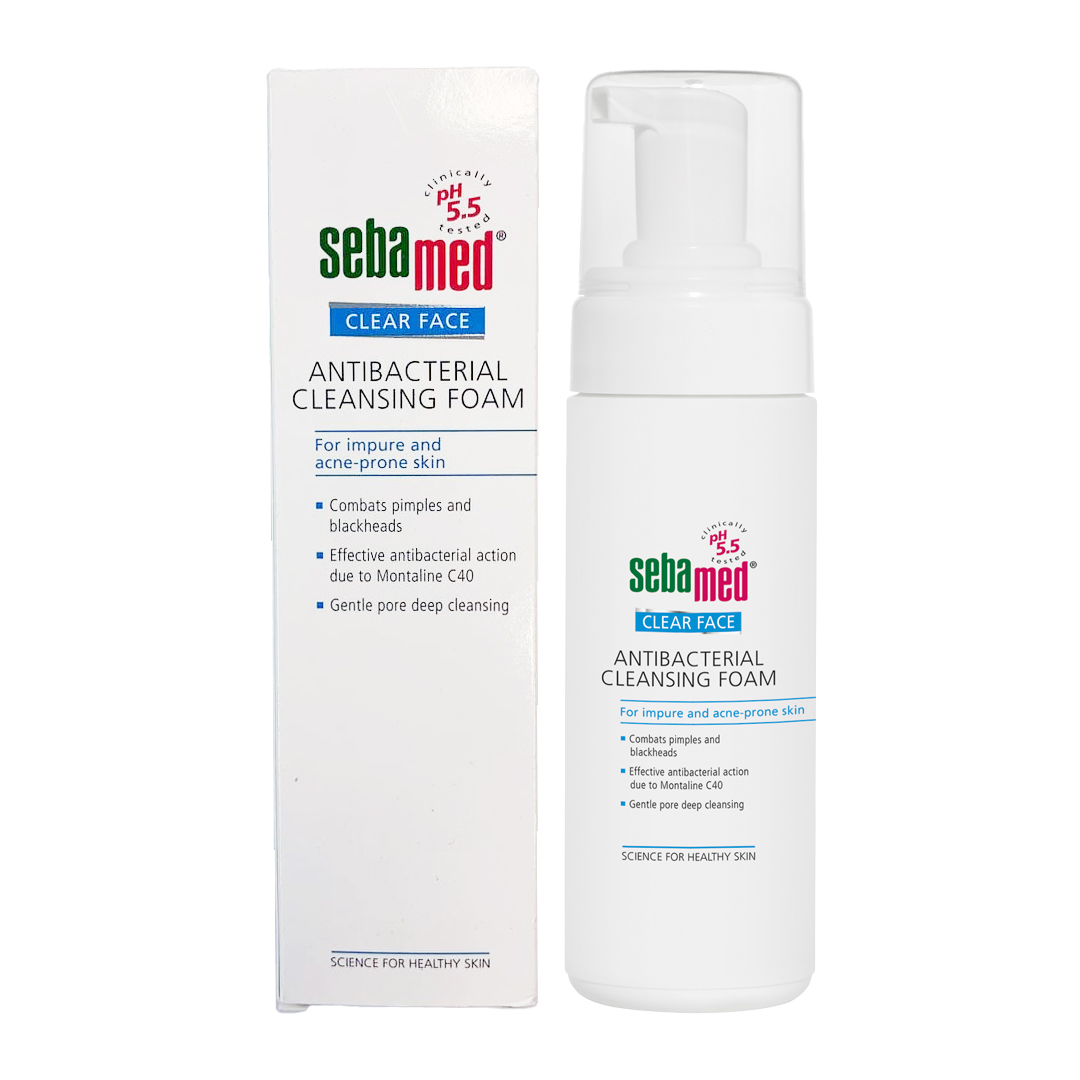 Sebamed Antibacterial Cleansing Foam 150ml | National Skin Centre