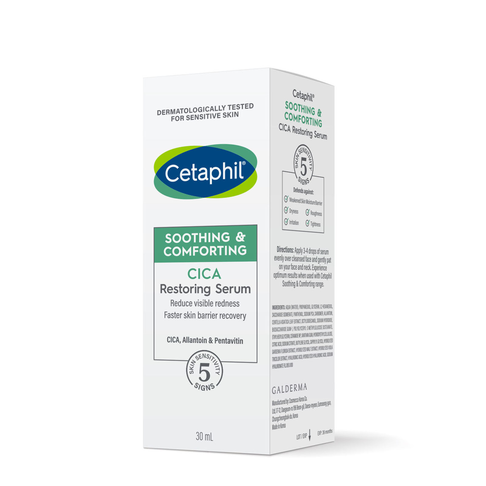 Cetaphil Soothing & Comforting CICA Restoring Serum 30ml | National ...