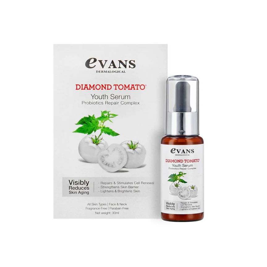 Evans Diamond Tomato Youth Serum 30ml | National Skin Centre