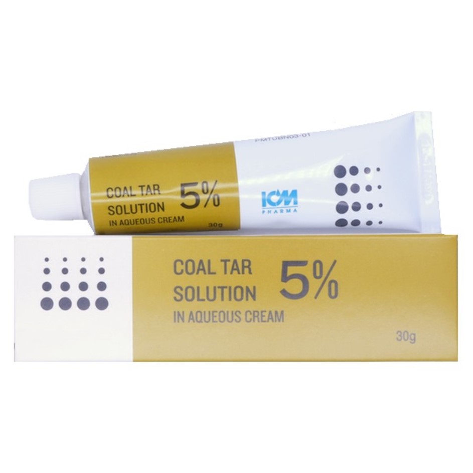 ICM Coal Tar Solution 5% In Aqueous Cream 30g | National Skin Centre