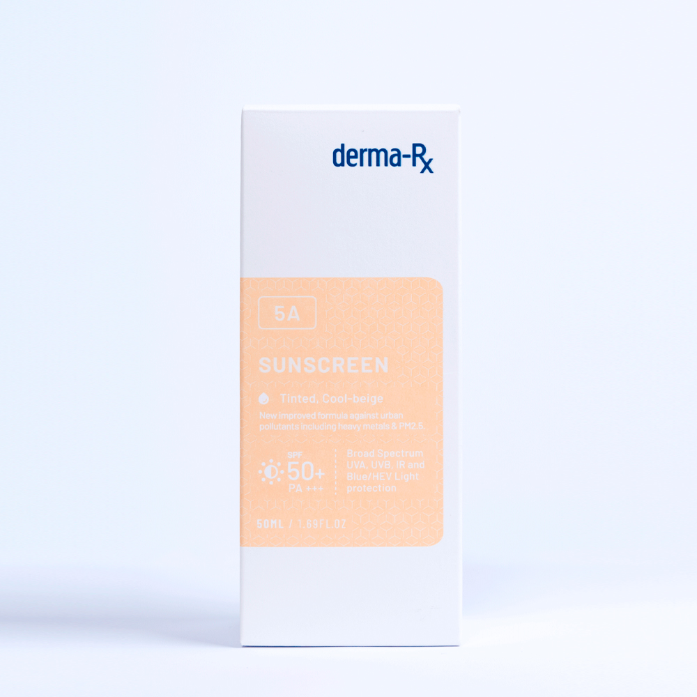 derma-Rx SPF50+ PA+++ Tinted Sunscreen 50ml | National Skin Centre